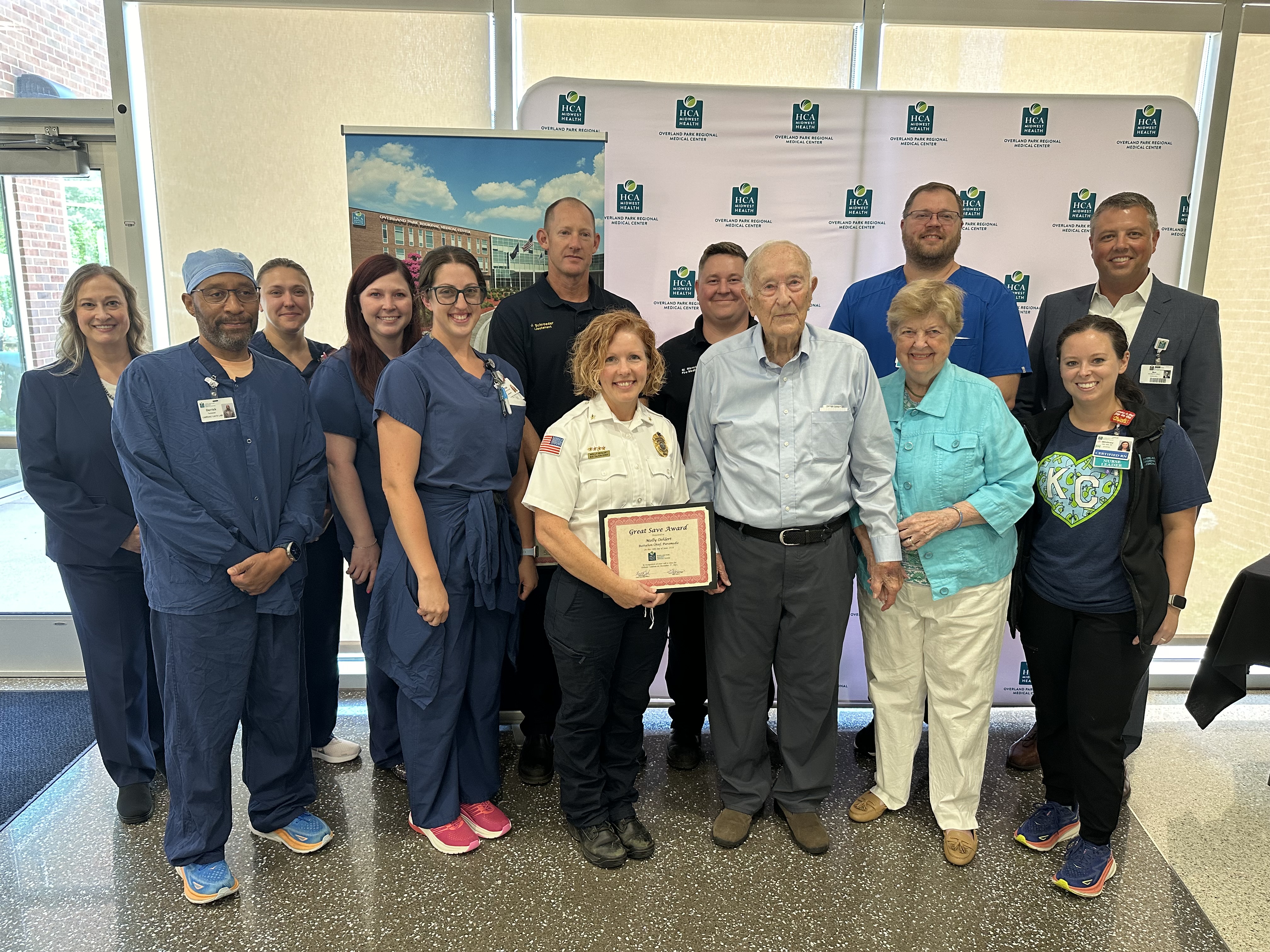 Overland Park Regional Medical Center Reunites First Responders ...
